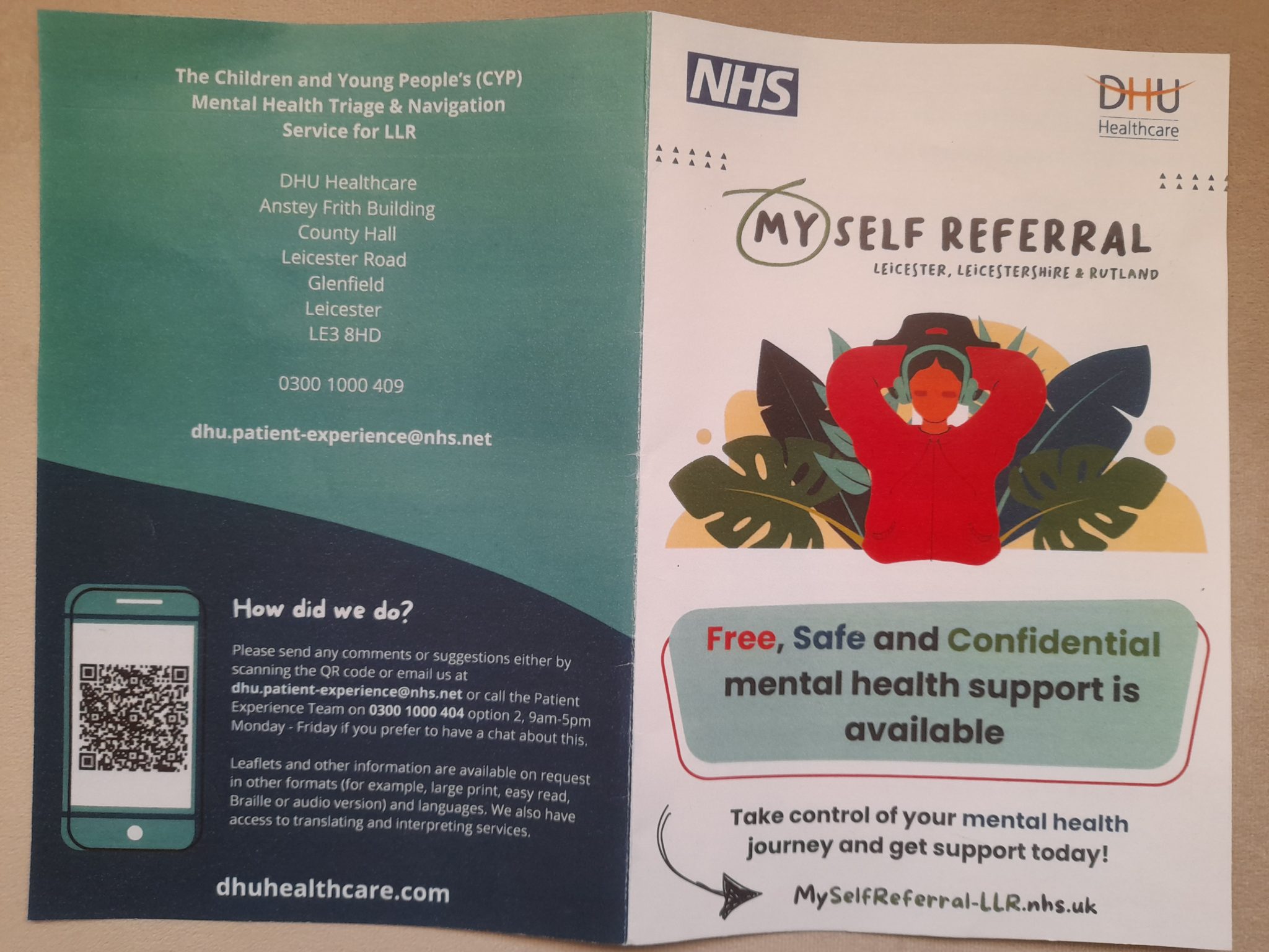NHS ‘My Self Referral’ Is The Confidential Mental Health Support ...